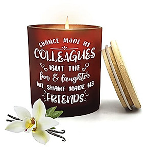 Scented Candles Gifts for Women - Coworker Candles Gifts - Colleagues Leaving, Goodbye Farewell Gfits, Good Luck, Appreciation Gifts, Birthday Gifts for Women, Coworker, Funny Candle Gifts (Vanilla)