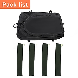 Weather-Proof Heavy Duty 600D Polyester Oxford Cloth Portable Base Anchor Weight for Basketball Hoops - Hold up to 330 lbs and 3 Windproof Buckles for Indoor and Outdoor(Hoop Base Not Included)