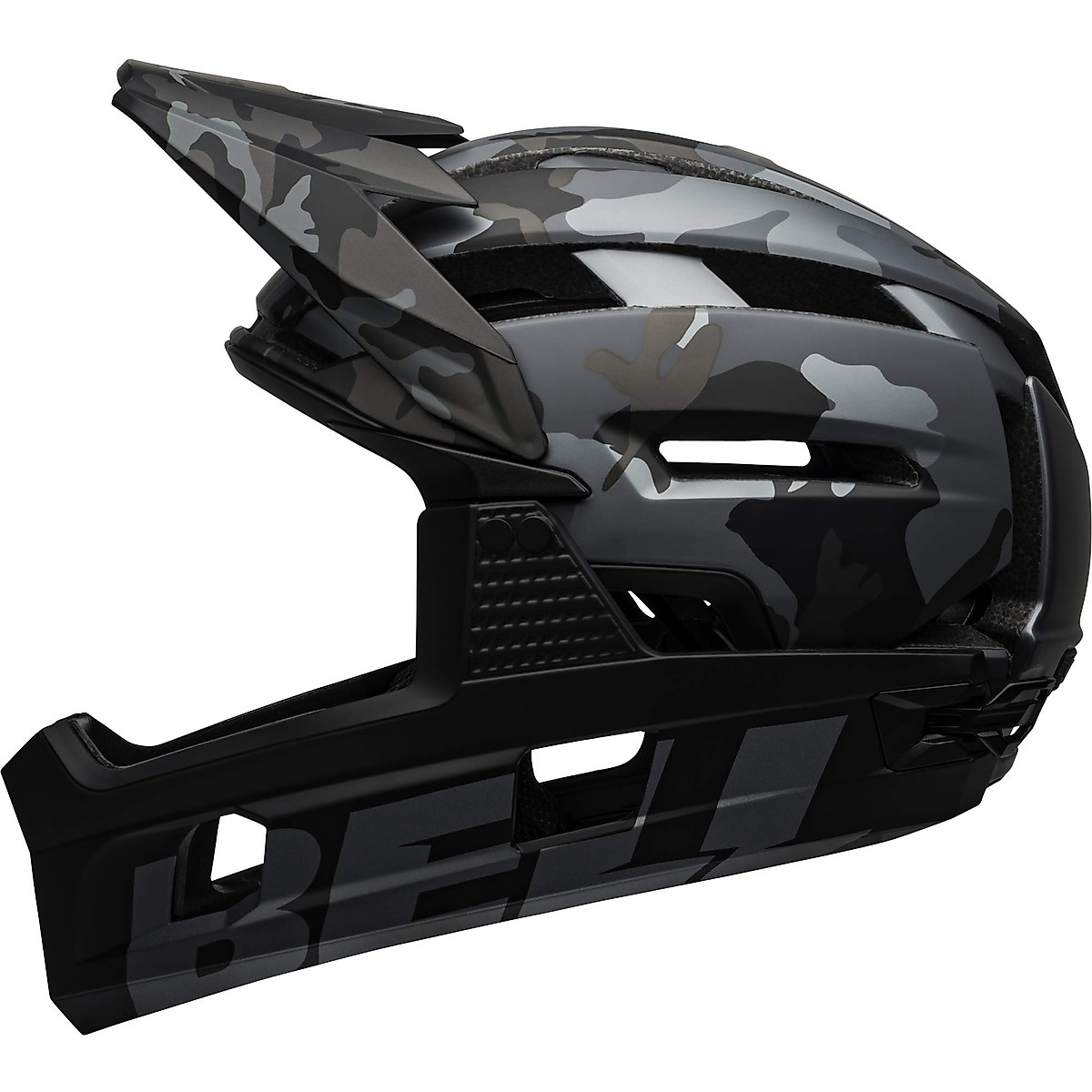 Bell Super Air R MIPS Adult Mountain Bike Helmet - Matte/Gloss Black Camo (2023), Large (58-62 cm)