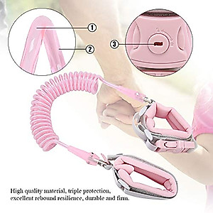 Anti Lost Wrist Link, 6.6ft Harness Strap Rope Backpack Leash Walking Hand Belt Wristband for Toddlers Kids,Baby Bottle Holder, Universal Bag and Other Accessories