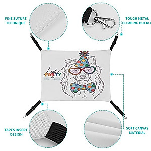 Collie.Sk.16 Pet Hammock Bed Guinea Pig Cage Hammock Small Animal Hanging Bed for Ferret, Chinchilla, Puppy and Other Small Animals