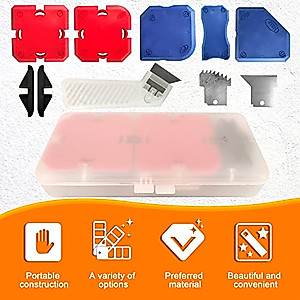 Silicone Profiling Kit7,Silicone Caulking Tools,Professional Caulking Tool Kit with Sealant Finishing Tools and Caulk Removal Tools