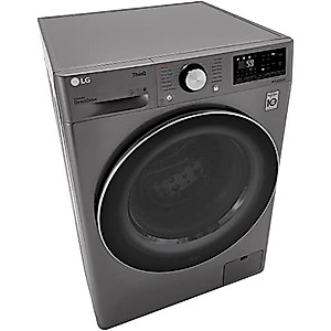 LG WM3555HVA 24 Inch Smart Front Load Washer/Dryer Combo with 2.4 cu.ft. Capacity, 14 Wash Programs, 13 Wash Options, 8 Dry Cycles, TurboWash™, Allergiene™ Cycle, Sanitize Cycle, Steam Refresh,