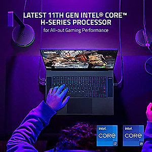 Razer Blade 15 Advanced Gaming Laptop 2021: Intel Core i7-11800H 8-Core, NVIDIA GeForce RTX 3080, 15.6” QHD 165Hz, 32GB RAM, 1TB SSD Chroma RGB (Renewed)