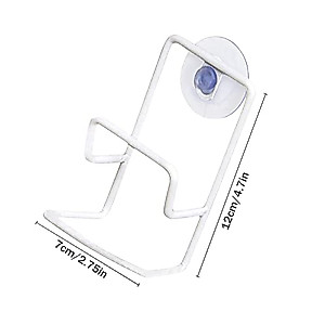 Yoxebo Sponge Holder with Suction Cups,2 Pcs Kitchen Bathroom Sink Storage Organizer Caddy,Small Storage Holder for Sponges Soaps (White)