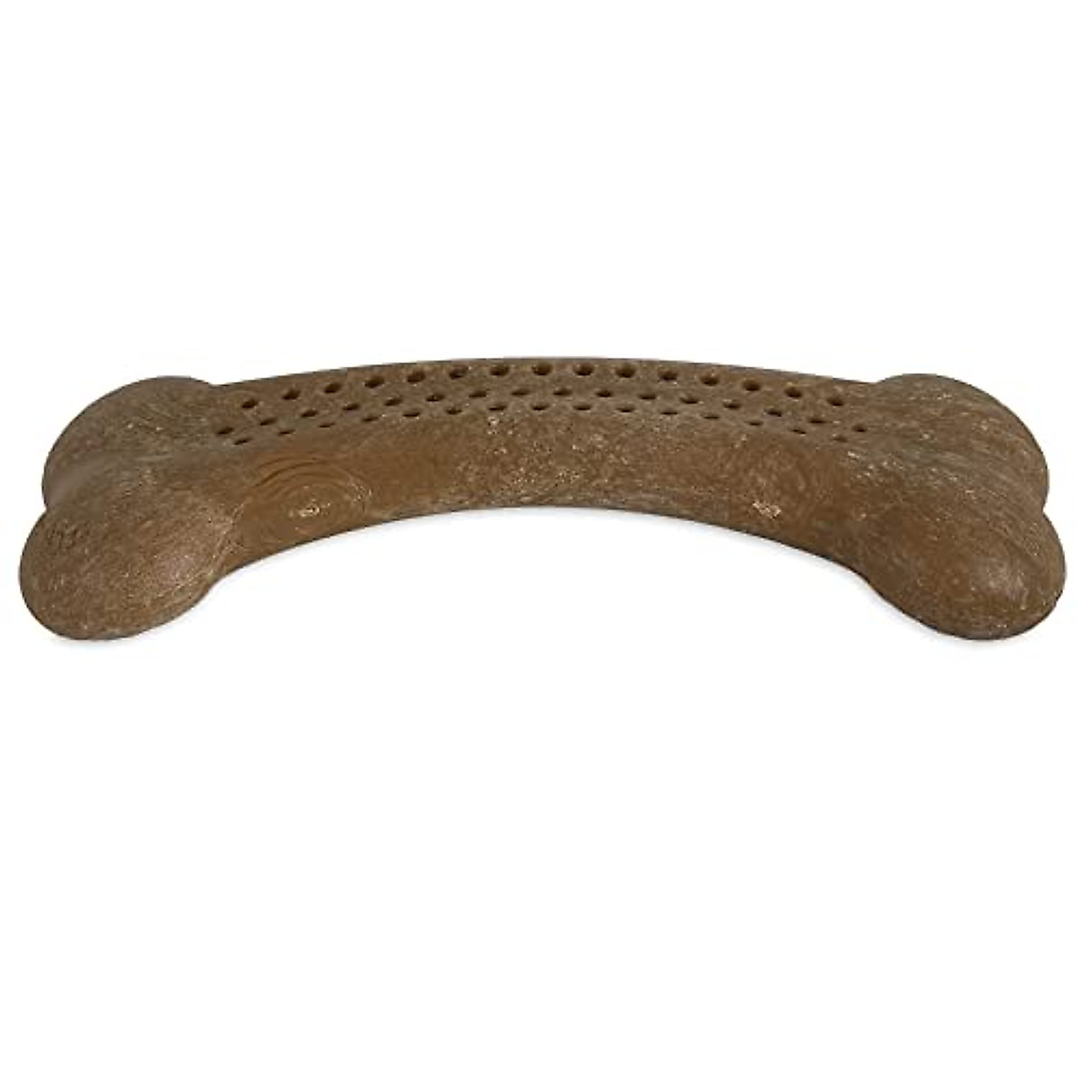 Pet Qwerks Flavorit Wood BarkBone - Fillable Dog Bone for Moderate Chewers - Mint Flavor - 6.75"