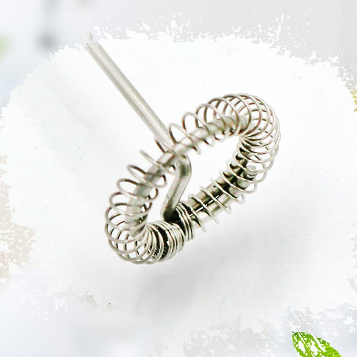 Powerful Mini Hand Mixer Milk Frother Hand Wand Blender Whisk for Coffee, Mini Foamer Perfect for Cappuccino, Frappe, Matcha, Hot Chocolate Coffee or Latte (Black)