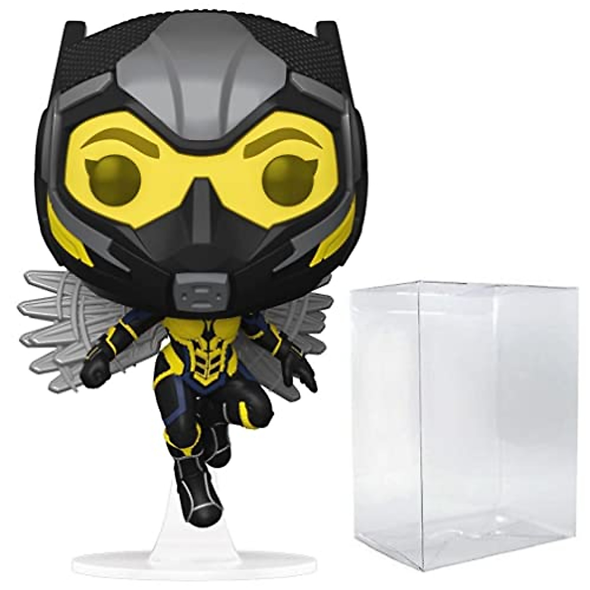 POP Marvel: Ant-Man and The Wasp: Quantumania - Wasp Funko Vinyl Figure (Bundled with Compatible Box Protector Case), Multicolor, 3.75 inches