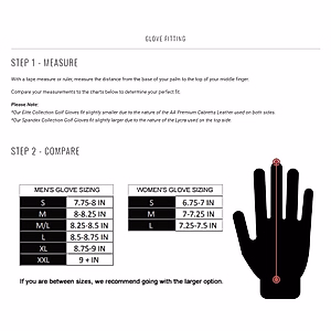 BG Bender Golf Glove | Wear On Left | (Red, Mens Medium)