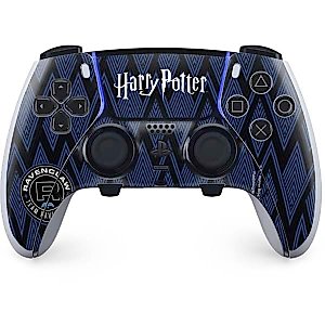 Skinit Gaming Decal Skin Compatible with PS5 DualSense Edge Pro Controller - Officially Licensed Warner Bros Team Ravenclaw Design