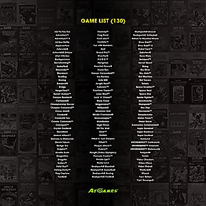 Atari Flashback Gold Console 50th Anniversary Edition, Retro Game Console, Built-in 130 Classic Games, Two Joystick and Paddle Controllers, HDMI, PLUG & PLAY on HD TV