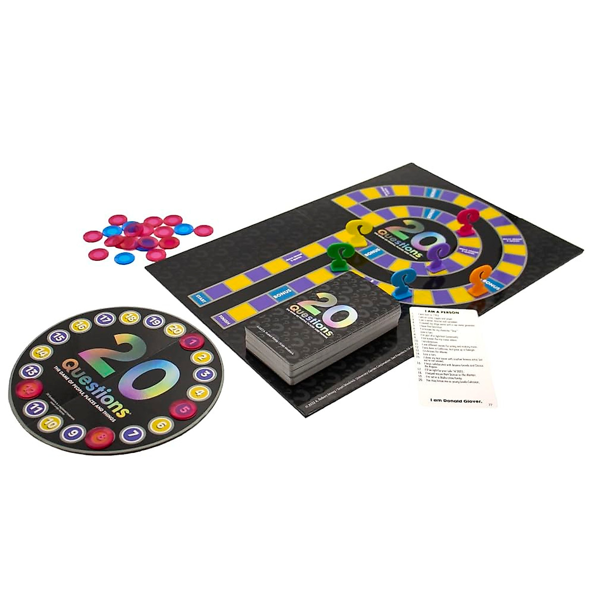 20 Questions The Original Game of People Places and Things from University Games, for 2 to 6 Players Ages 12 and Up