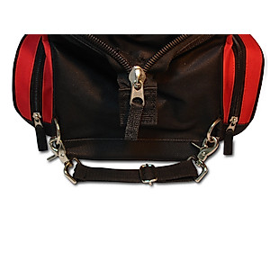 Lightning X Fireman's All-Purpose Wide Mouth Toiletry/Personal Tool Bag for Shift Firefighter w/Maltese Cross