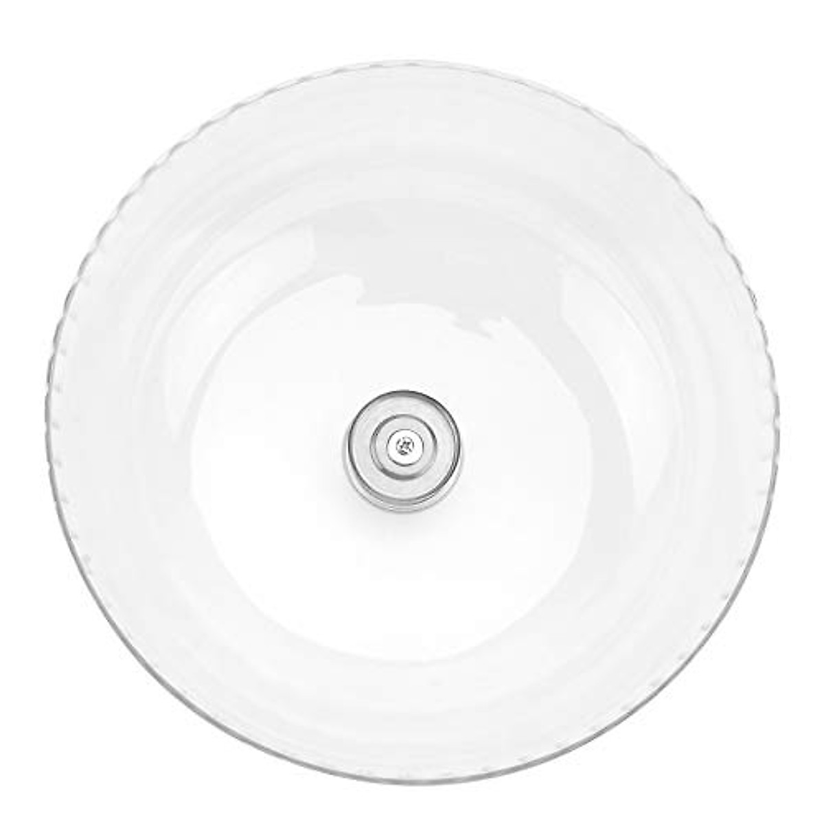 DOITOOL Cake Stand Cover Desert Cloche Plastic Cake Cover Snack Tray Round Display Cake Plate Serving Platter Punch Bowl Food Tent 26x11cm