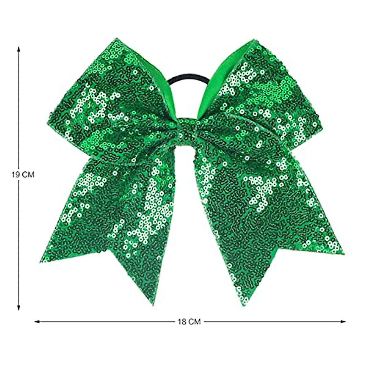 UNIROSE Baby Head Wraps Girls Toddler Kids Children Girls Handmade Bow Paillette Hair Ring Hair Rope Baby Girl (C, One Size)