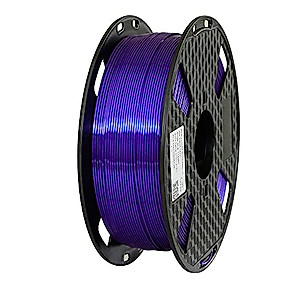 Silk Royal Blue PLA Filament 1.75 mm 3D Printing Filament 1KG 2.2LBS Spool Shine Silky Shiny Metallic Dark Blue PLA Filament Metal Purple 3D Printer Material CC3D Metallic Royal Blue Color