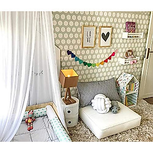 FLORAVOGUE White Knot Pillow Home Decorative Cushion - Modern Home Sofa Decor Throw Pillow 10" (White)