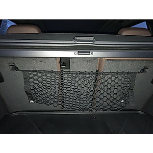 EACCESSORIES EA Trunk Rear Seats Organizer Cargo Net for Audi A5 RS5 S5 Sportback 2018-2023-Envelope Style Cargo Net for Hatchback-Premium Mesh Car Trunk Organizer-Compatible with A5 RS5 S5 Sportback