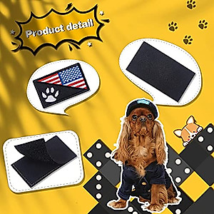 15 Pieces Service Dog Patches Dog Vest Patches Removable Tactical Patches Embroidered Fastener Hook Loop Patch Animal Vest Harnesses Patch Pet Patches for Vest Harnesses Collars Leashes in Training