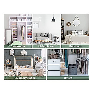 Kootek 10 Pack Drawer Organizers for Clothing, 92 Cell Dresser Organizer Socks Underwear Organizer Fabric Foldable Dividers Closet Organizers and Storage Boxes for Baby Clothes, Bra, Ties, Scarf