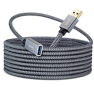 Faodzc USB 3.0 Extension Cable 20 ft,Long USB Extension Cable Type A Male to A Female 5Gbps Data Transfer Compatible with Keyboard,USB Flash Drive,Playstation,Mouse,Hard Drive and More