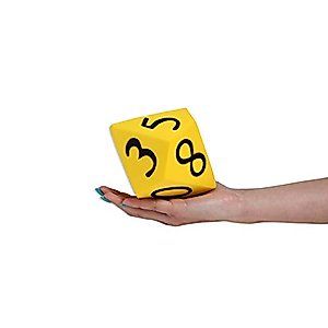 LEARNING ADVANTAGE - Jumbo Polyhedra Die - 10 Sides - Large, Foam Dice for Games - Teach Numbers, Probability, Addition and Subtraction