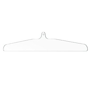 Pennzoni Display Co. Clear Acrylic Hanger - Jersey Display Hanger - Crystal Clear Acrylic Hanger for Jersey, T-Shirt, Uniform & Wedding Dress Displays