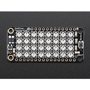 NeoPixel FeatherWing - 4x8 RGB LED Add-on for All Feather Boards
