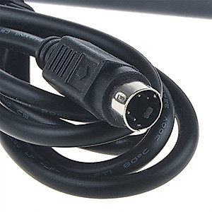 Accessory USA Mini 4-Pin DIN AC DC Adapter for FLYPOWER SPP34-12.0/5.0-2000 SPP34-12/5.0-2000 12V / 5V Switching Power Supply Cord (with Mini 4 Prong Connector)