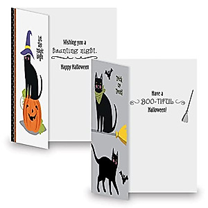 Current Spooktacular Halloween Greeting Cards Set - Set of 12 Large 5 x 7-Inch Cards, Themed Holiday Card Variety Value Pack, Assortment of 6 Unique Designs, Envelopes Included