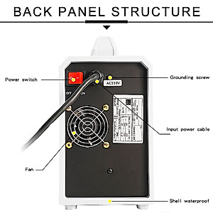 Evargc 110V 3 In 1 Mig Welder ARC Lift Tig Mig Gasless No Gas Flux Core Wire IGBT Multifunctional Welding Machine