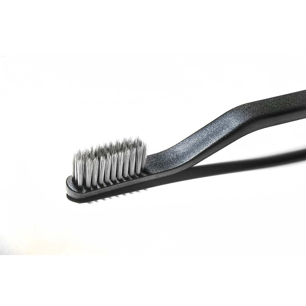 HippoCrate Charcoal Toothbrush with Soft Bristles, Dentist Approved (4 Counts)