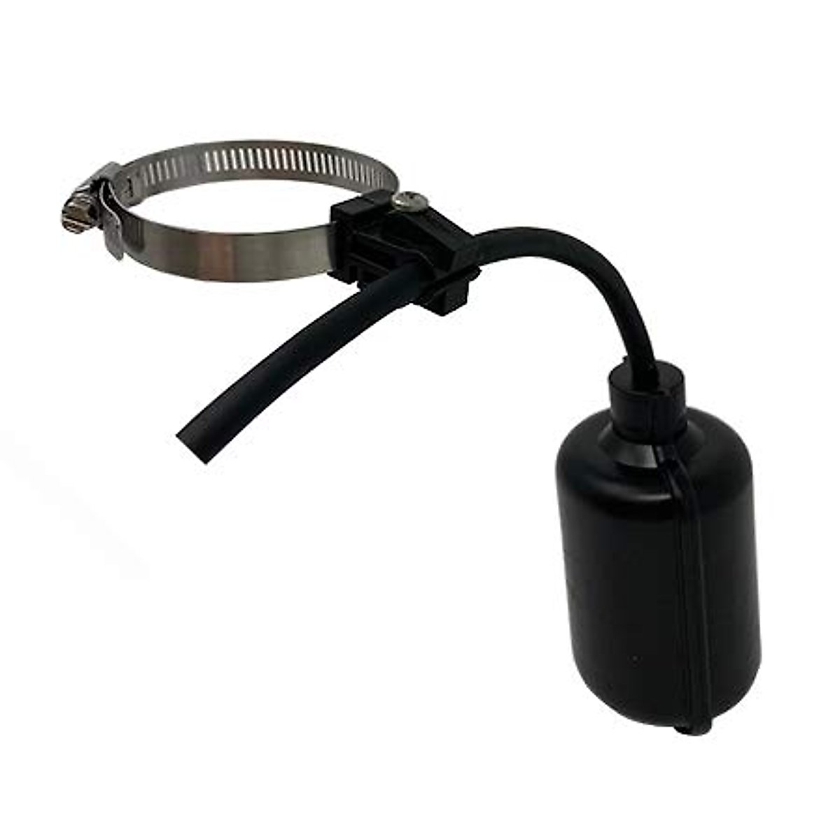 PumpSpy Sump Pump Tethered Universal Float Switch Replacement with Piggyback Plug for Sewage, Reliable Water Level Performance - 10 foot cord