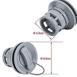 VBESTLIFE PVC Air Gas Valve Replacement Boat Air Valve for Inflatable Boat Dinghy Kayak Canoe