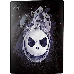 Skinit Decal Gaming Skin Compatible with PS5 Console - Officially Licensed Disney The Nightmare Before Christmas Jack Skellington Face Art Design