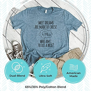 I'd Hike That, Graphic Men's Tee, Funny T Shirt, Shirts with Sayings, Stonewash Blue or Sage (L, Stonewash Blue)