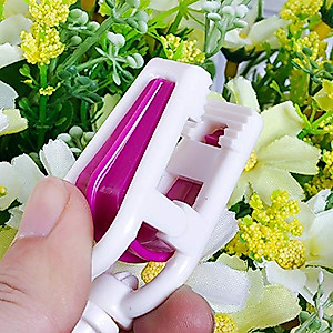 ccHuDE 10 Pcs Portable Plastic Strong Swivel Hook Rotating Laundry Hanging Hook Clothes Pins Beach Towel Clip