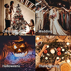 Actpe LED Tea Light Candles with Timer Flickering Flame, 12pcs Battery Operated Realistic Bright Unscented Tea Light Fake Candles for Romantic Wedding Home Xmas Decor Birthday Halloweens, Warm White