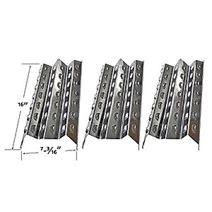 Grill Parts Gallery Repair Kit for Select Perfect Flame 3019L-LPG, Perfect Flame 3019L-NG, Perfect Flame 3019L & Lowes 192430 Gas Models Includes 3 Heat Tamers & 3 Stainless Burners