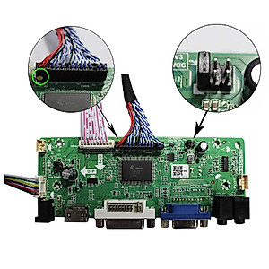 LCDBOARD HDMI VGA DVI Audio LVDs Controller Board for 17" 1280x1024 M170ETN01.1 M170ETN01.3 19" M190ETN01.0 WLED LCD Display/Video Games