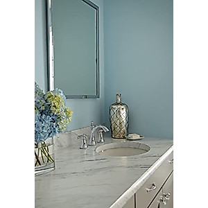 Moen Wynford Chrome Two-Handle Widespread High-Arc Bathroom Faucet, Valve Sold Separately, T4520