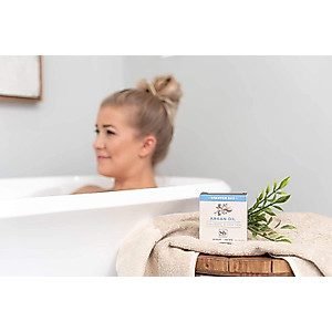 Soapbox Argan Oil Shampoo Bar for Frizzy Hair | Natural, Eco Friendly, Color Safe, Sulfate Free, Paraben Free, Silicone Free, Cruelty Free, and Vegan, 3.1oz, 1 Count