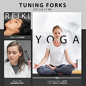 ASA TECHMED Premium 7 Piece Tactical Black Diagnostic Kit - Taylor Hammer, Measuring Tape, Tuning Forks, Bandage Scissors, Pupil Gauge Penlight, Snellen Eye Chart (Black)