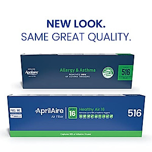 AprilAire 516 Replacement Filter for AprilAire Whole House Air Purifiers - MERV 16, Allergy, Asthma, & Virus, 31x28x4 Air Filter (Pack of 1)