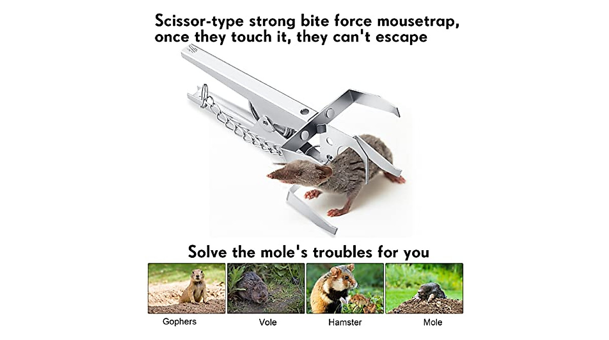 Effective Gopher Trap - Reusable & Easy Setup for Lawns & Gardens