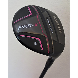 Ladies Complete Golf Club Set - Driver, Fairway Wood, 2 Hybrid Clubs, Irons, Putter, and Deluxe Bag Pink Right Hand