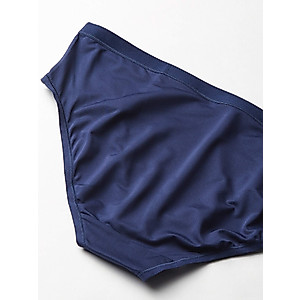 Warner's womens Blissful Benefits Tummy-smoothing Comfort Microfiber 3-pack Ru5023w Hipster Panties, Lavender Macaron/White/Navy Ink, Medium US