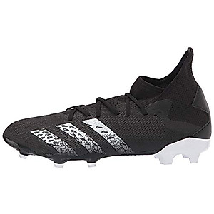 adidas Predator Freak .3 Firm Ground Soccer Shoe (mens) Black/White/Black 9.5