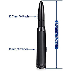 Bingfu Car Truck Stereo Antenna for Ford F Series F150 GMC Sierra Toyota Tundra Tacoma Chevy Silverado Dodge RAM 1500 2500 3500 Heavy Duty Vehicle Pickup Trucks Accessories