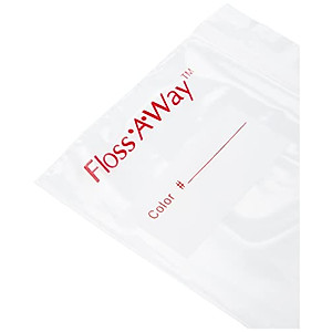 ACTION BAG Floss-A-Way Organizer, 3 by 5-Inch, 100-Pack